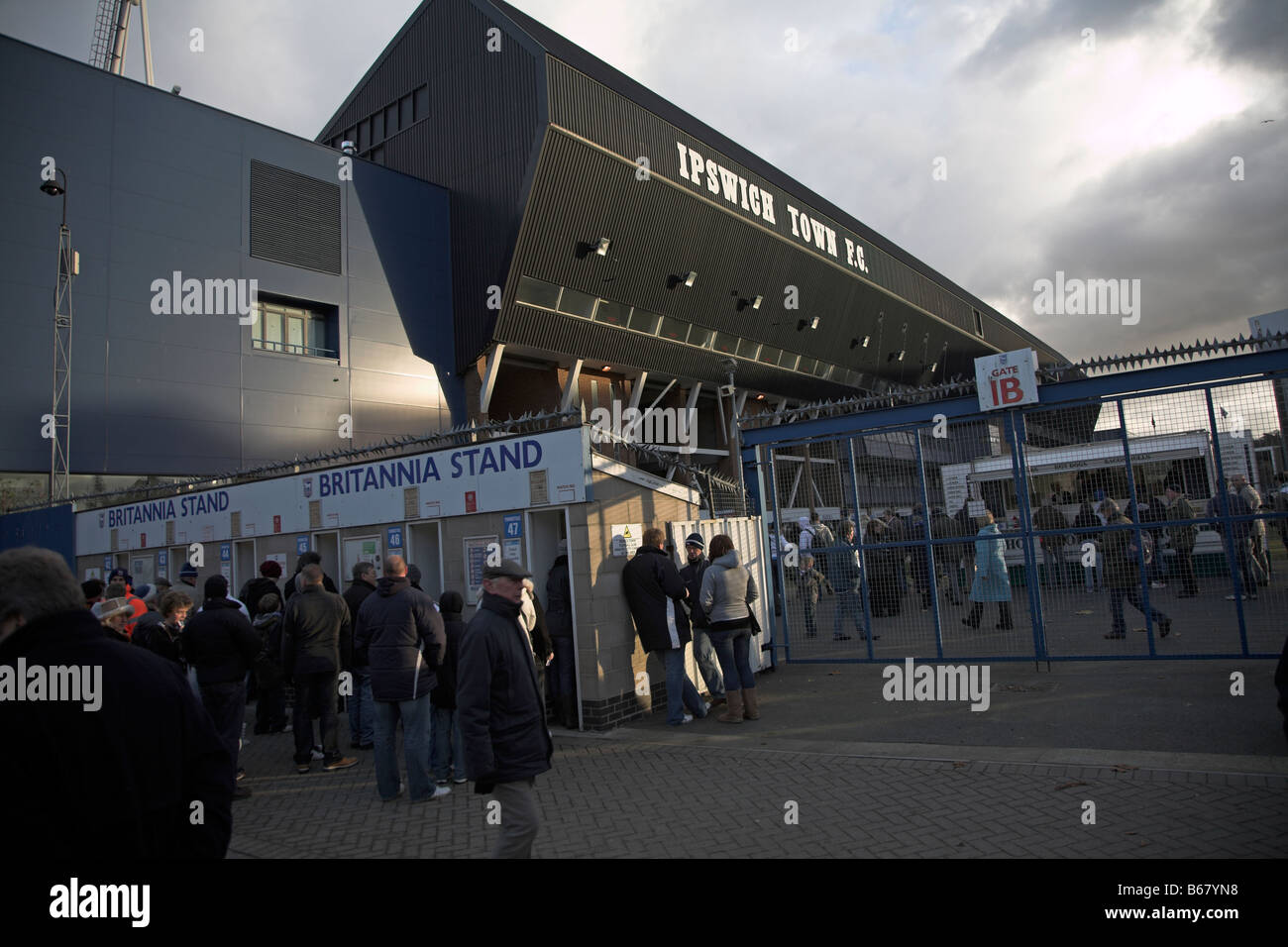 Turnstiles for Britannia Stand Ipswich Town Football Club Portman Road ...