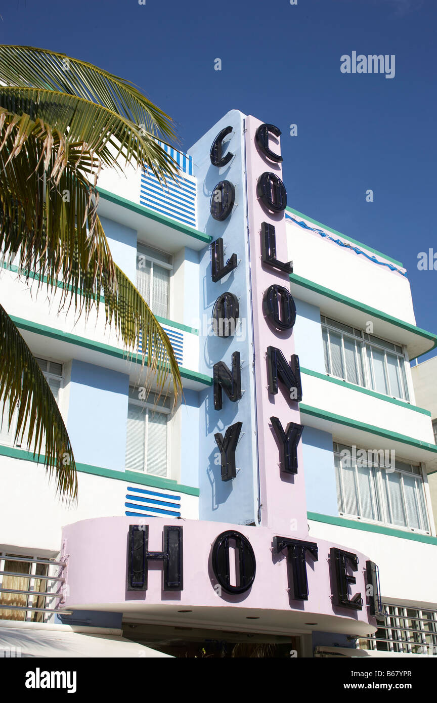 Colony Hotel, Art Deco, South Beach, Ocean Drive, Miami Beach, Miami ...