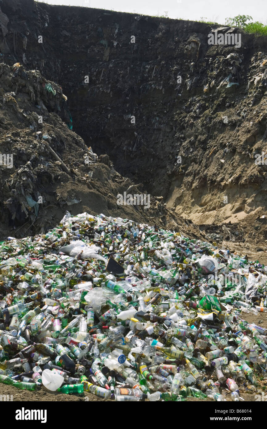 Trash and Waste Piled Up at Recycle Centre, Nantucket, Massachusetts ...