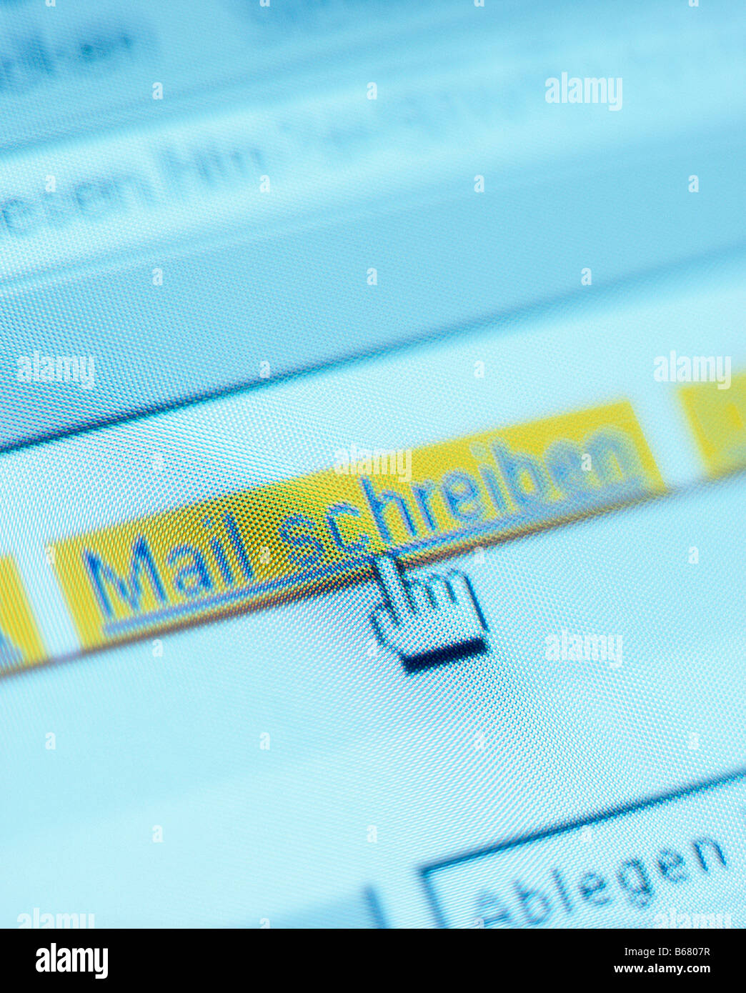 New email button in email program Stock Photo - Alamy