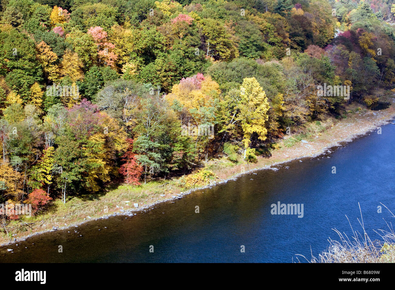 The Delaware River Pennsylvania shot in early autumn Stock Photo - Alamy