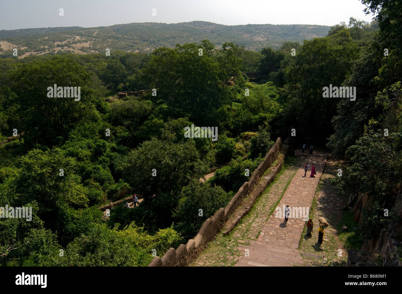 Ranthambore fort. Ranthambore National Park. Rajasthan. India Stock ...