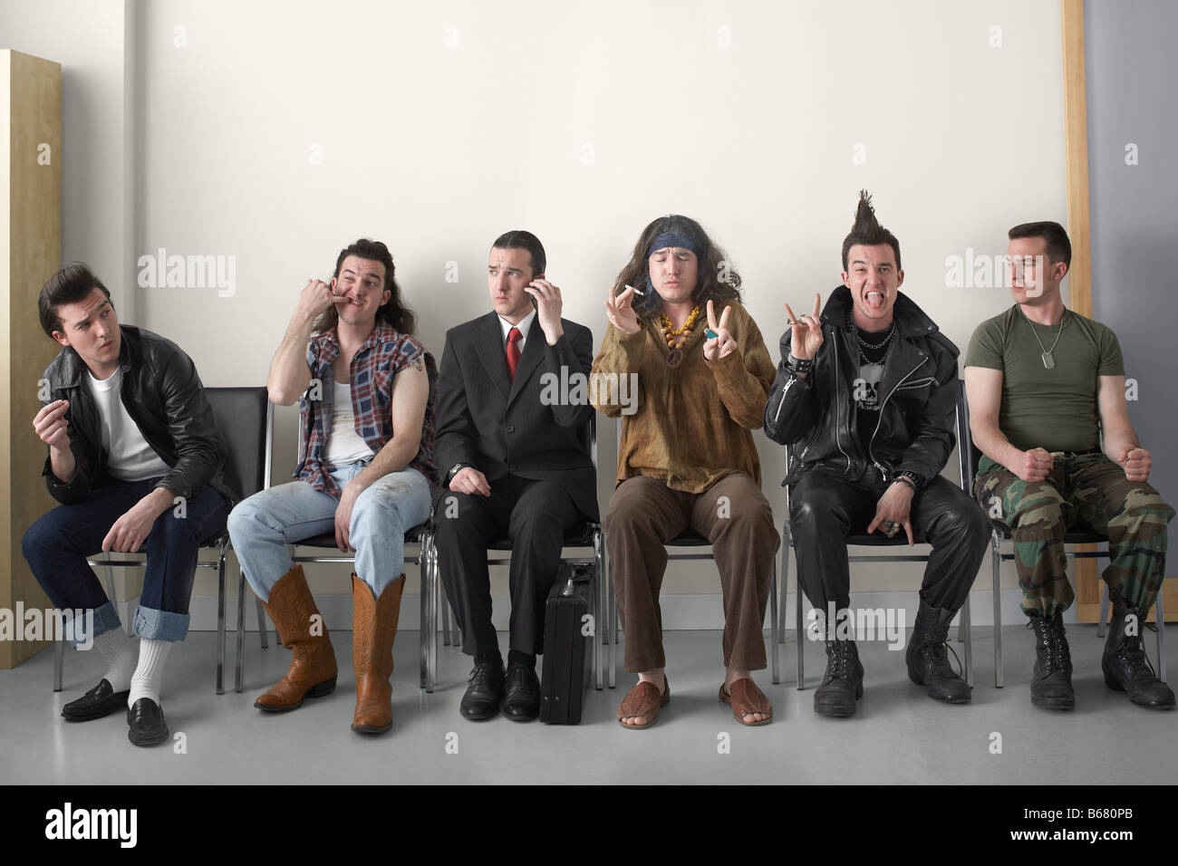 Group Portrait Men In Different High Resolution Stock Photography and ...