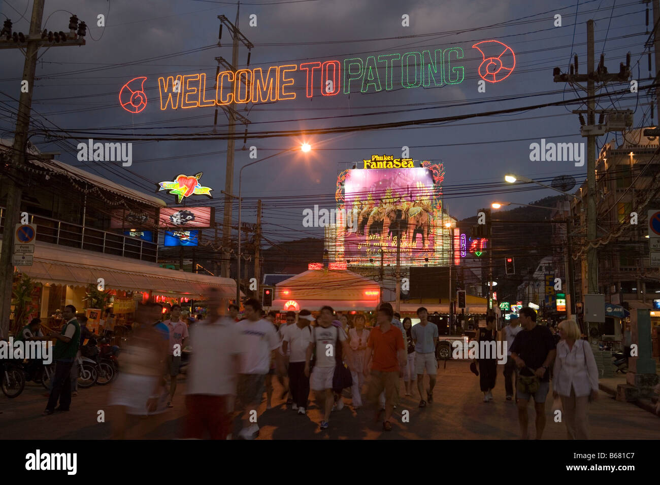 In red light district phuket hi-res stock photography and images - Alamy