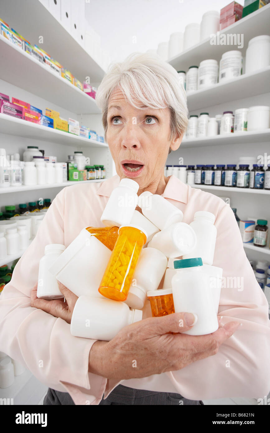 Pharmacy shelves 60s High Resolution Stock Photography and Images - Alamy