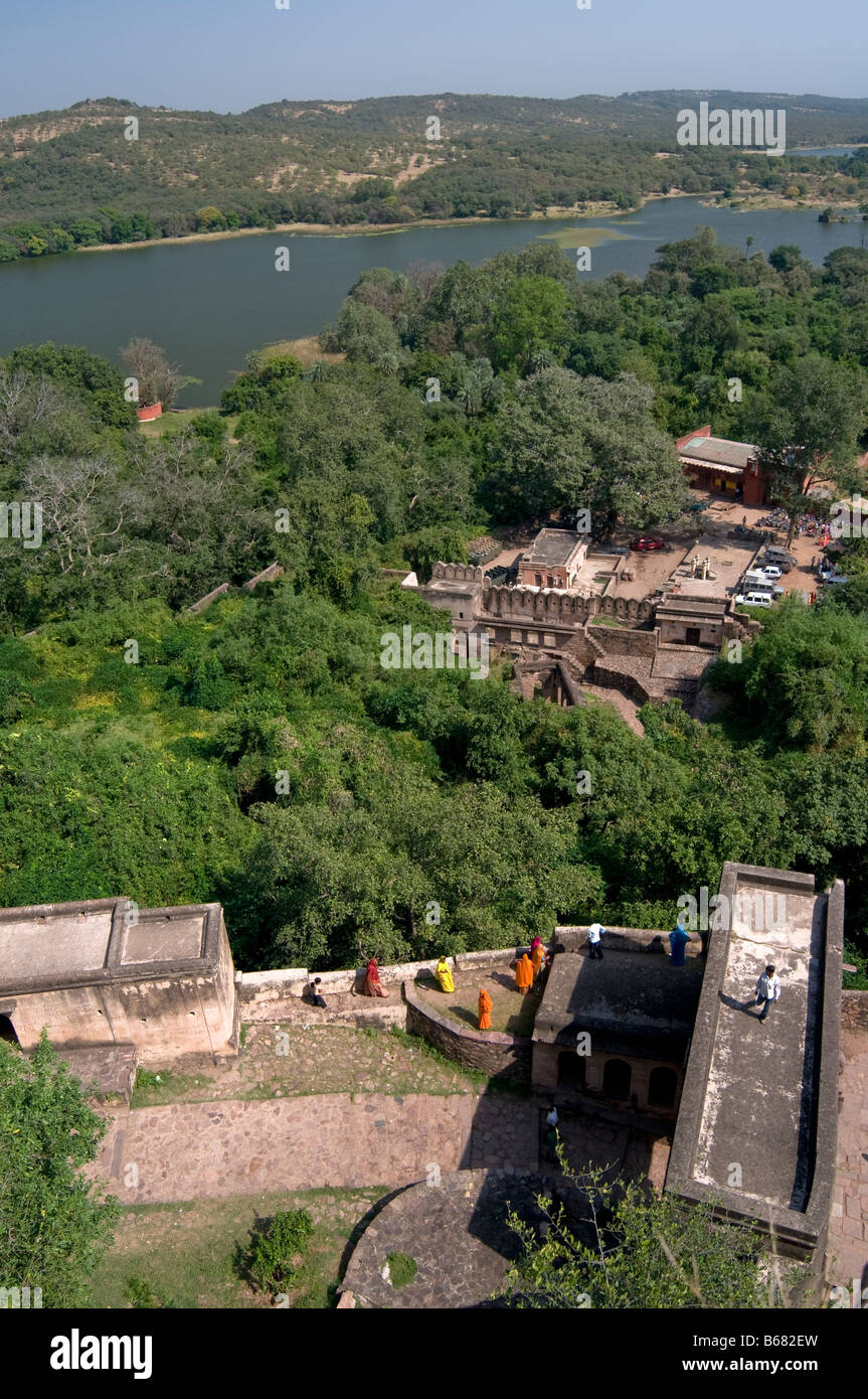 Ranthambore fort. Ranthambore National Park. Rajasthan. India Stock ...