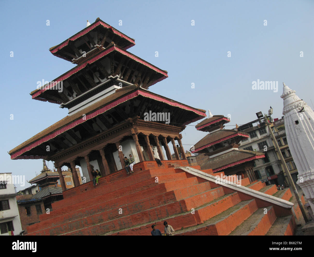 Maju Deval temple dedicated to Shiva, Durbar Square, Kathmandu, Bagmati ...