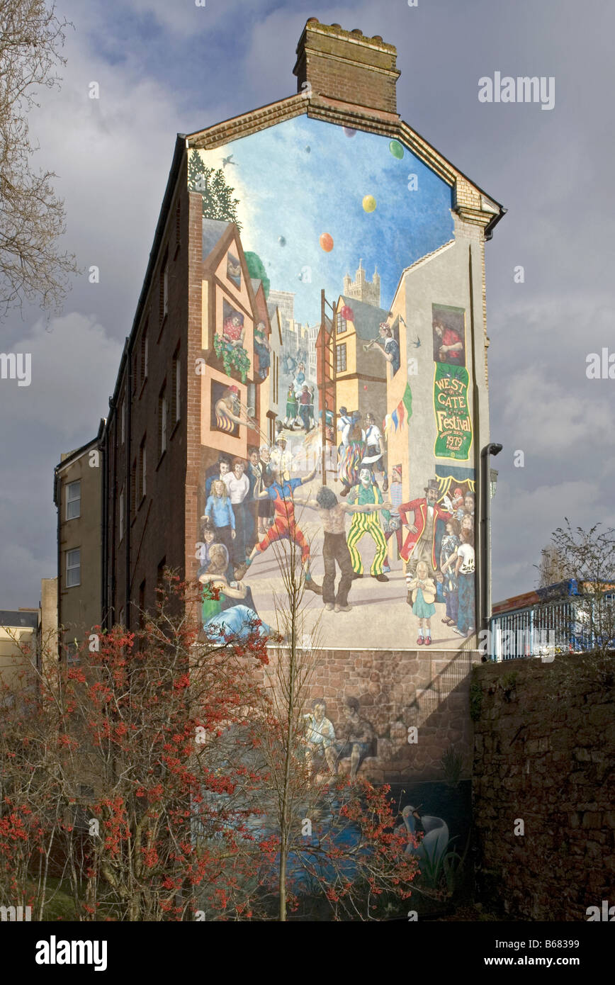 Exeter wall mural hi-res stock photography and images - Alamy