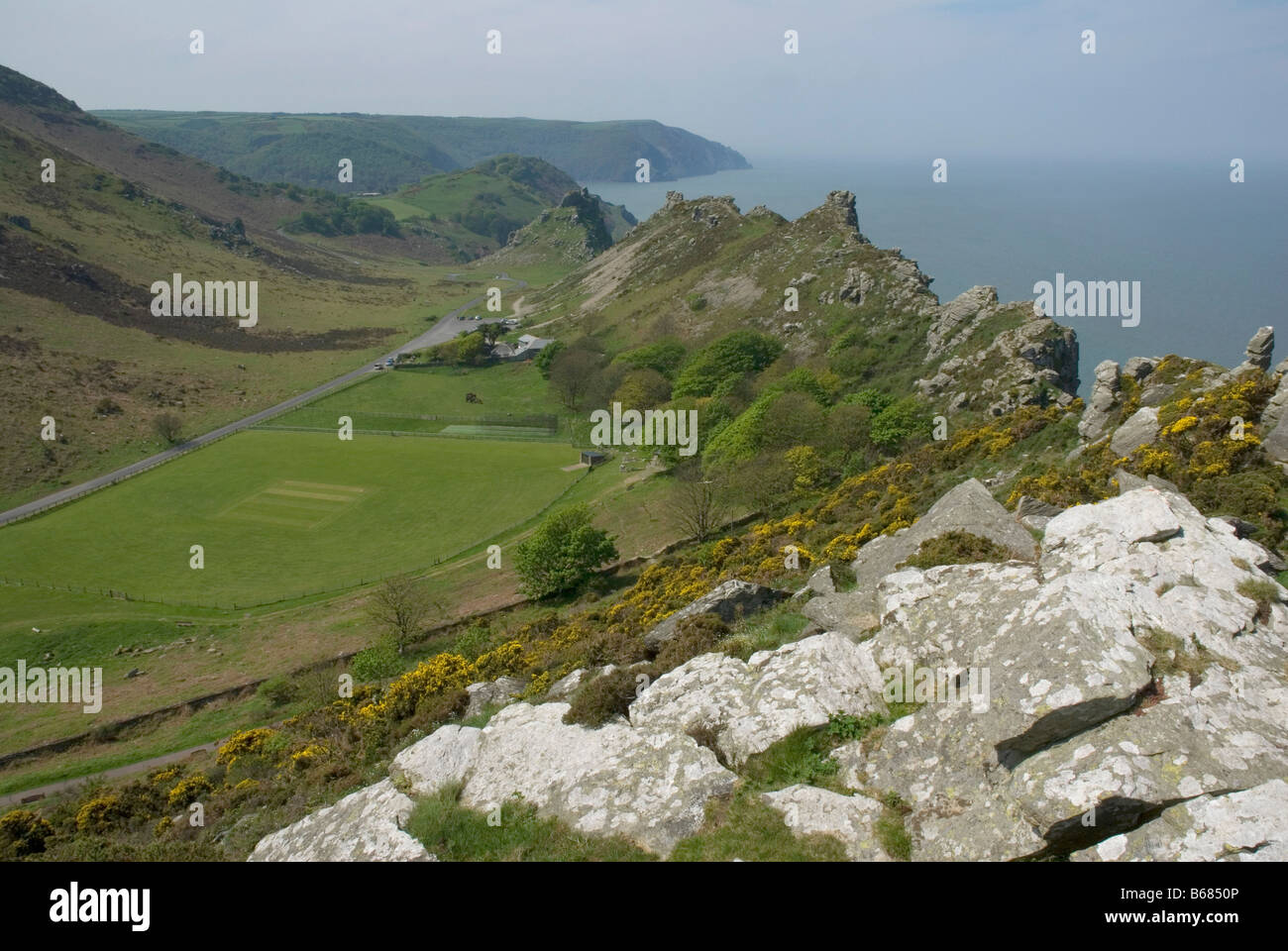 The Valley of the Rocks near Lynton, north Devon Stock Photo - Alamy