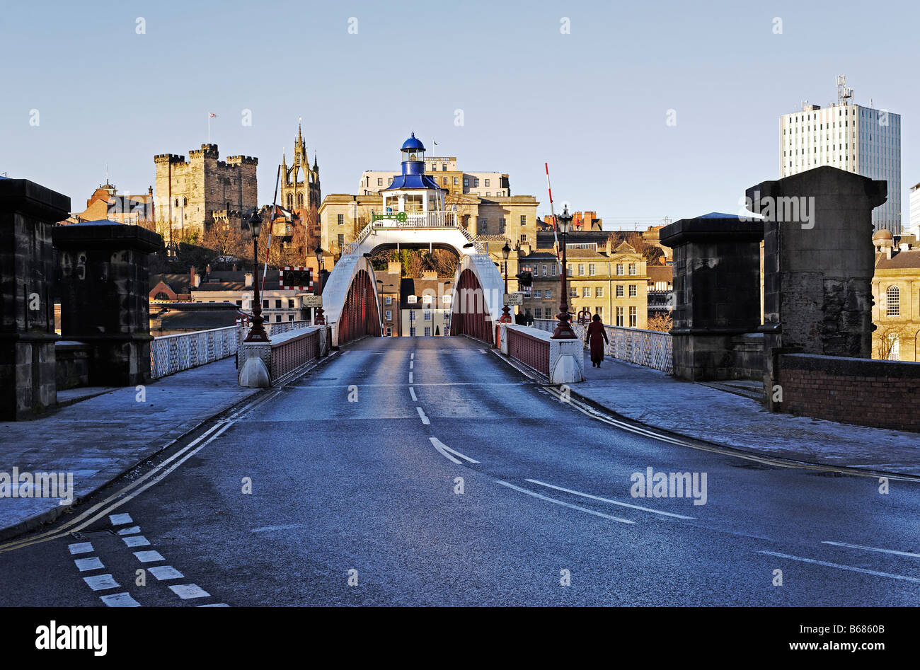 swing bridge between Newcastle-upon-Tyne and Gateshead,castle Stock ...