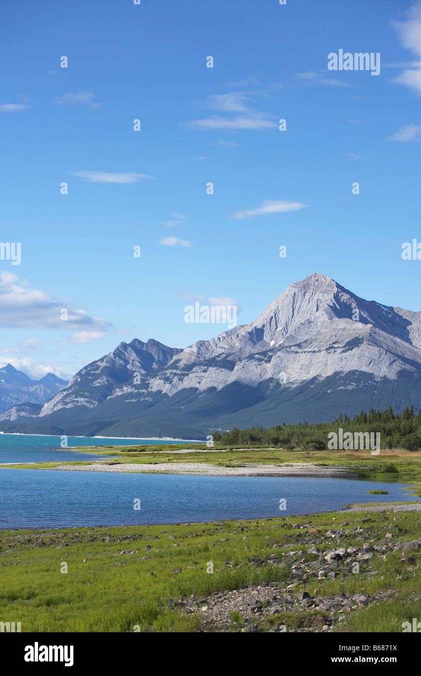 Abraham Lake, Alberta, Canada Stock Photo - Alamy