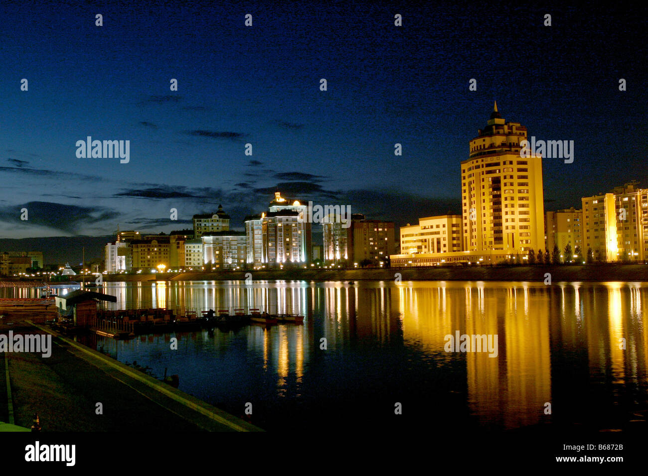 Astana river esil hi-res stock photography and images - Alamy