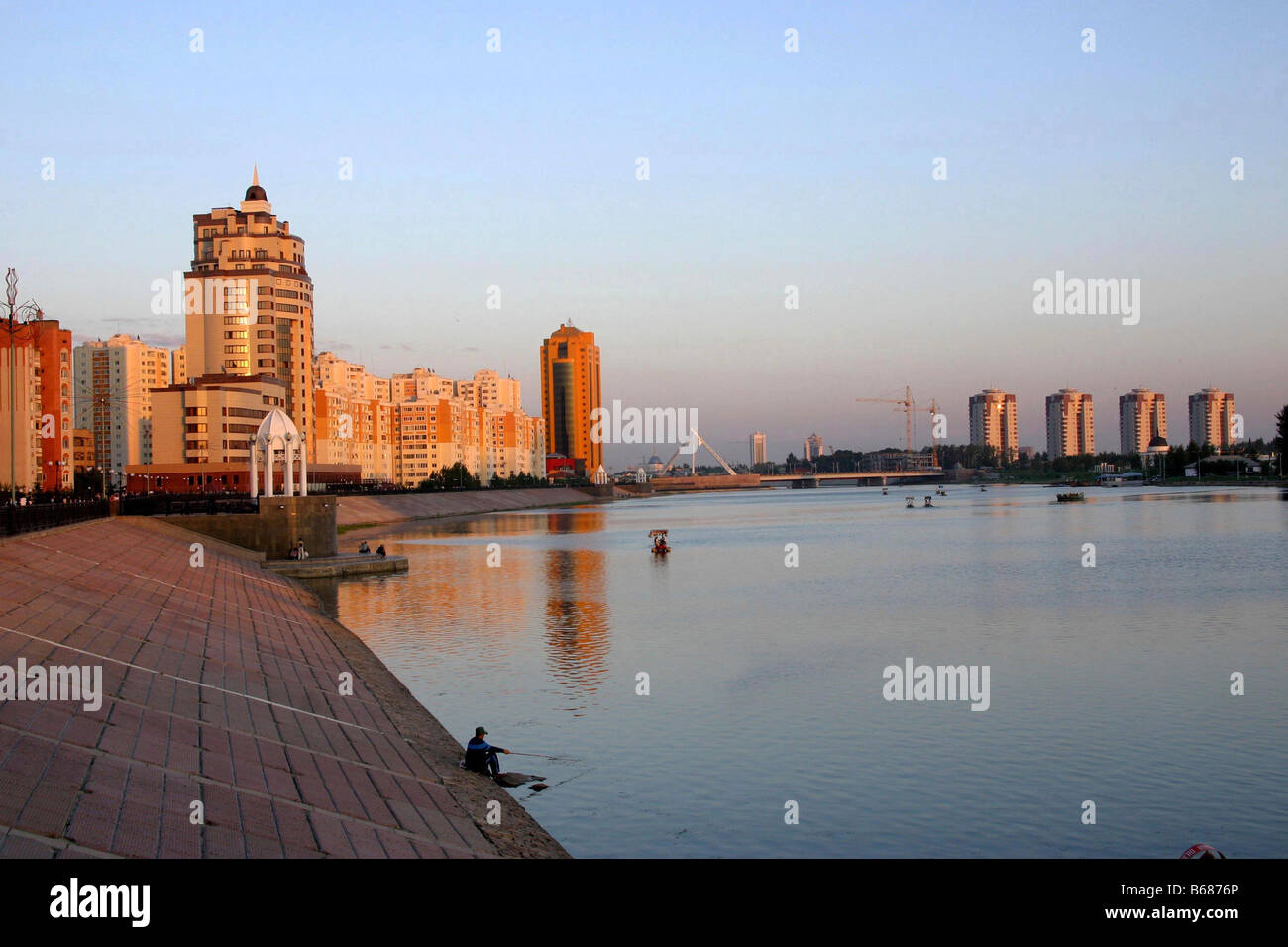 Astana river esil hi-res stock photography and images - Alamy
