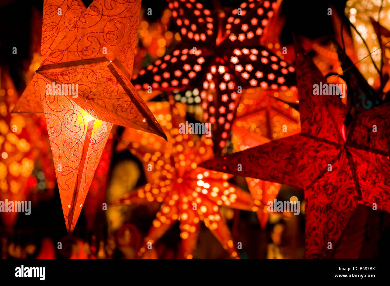 Scenes from a german Christmas market Stock Photo - Alamy