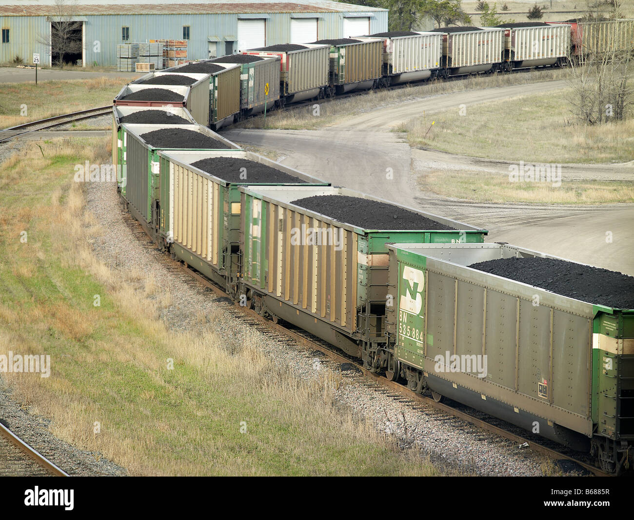 Railroad Freight Train Coal Cars, Pittsburgh, Pennsylvania, USA Stock ...