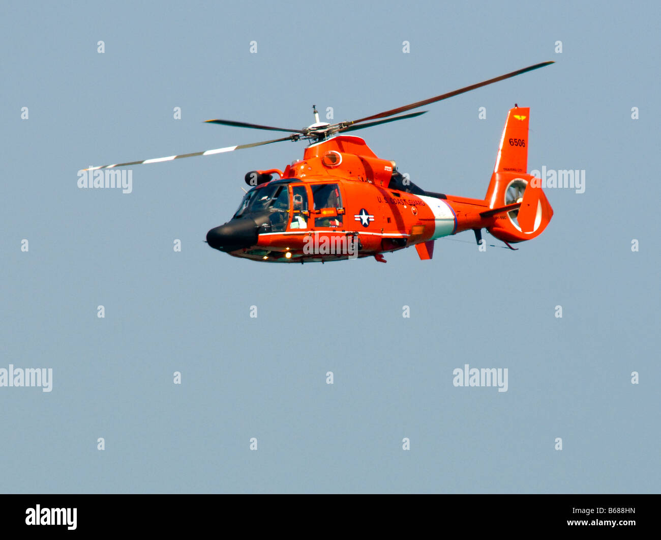 Orange Helicopter Coast Guard