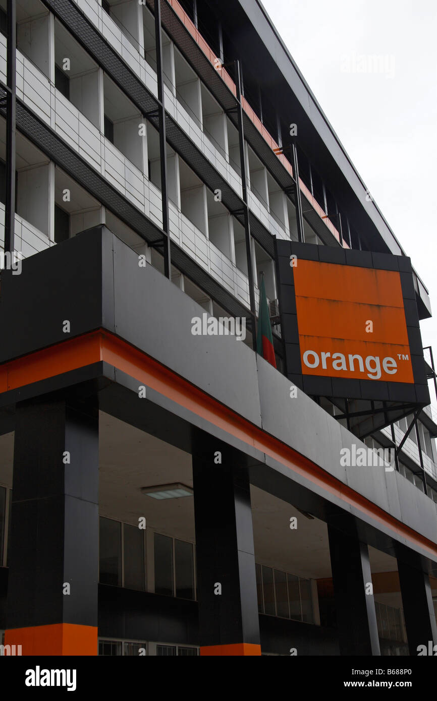 Offices of Orange Cameroon in Douala Cameroon West Africa Stock Photo ...
