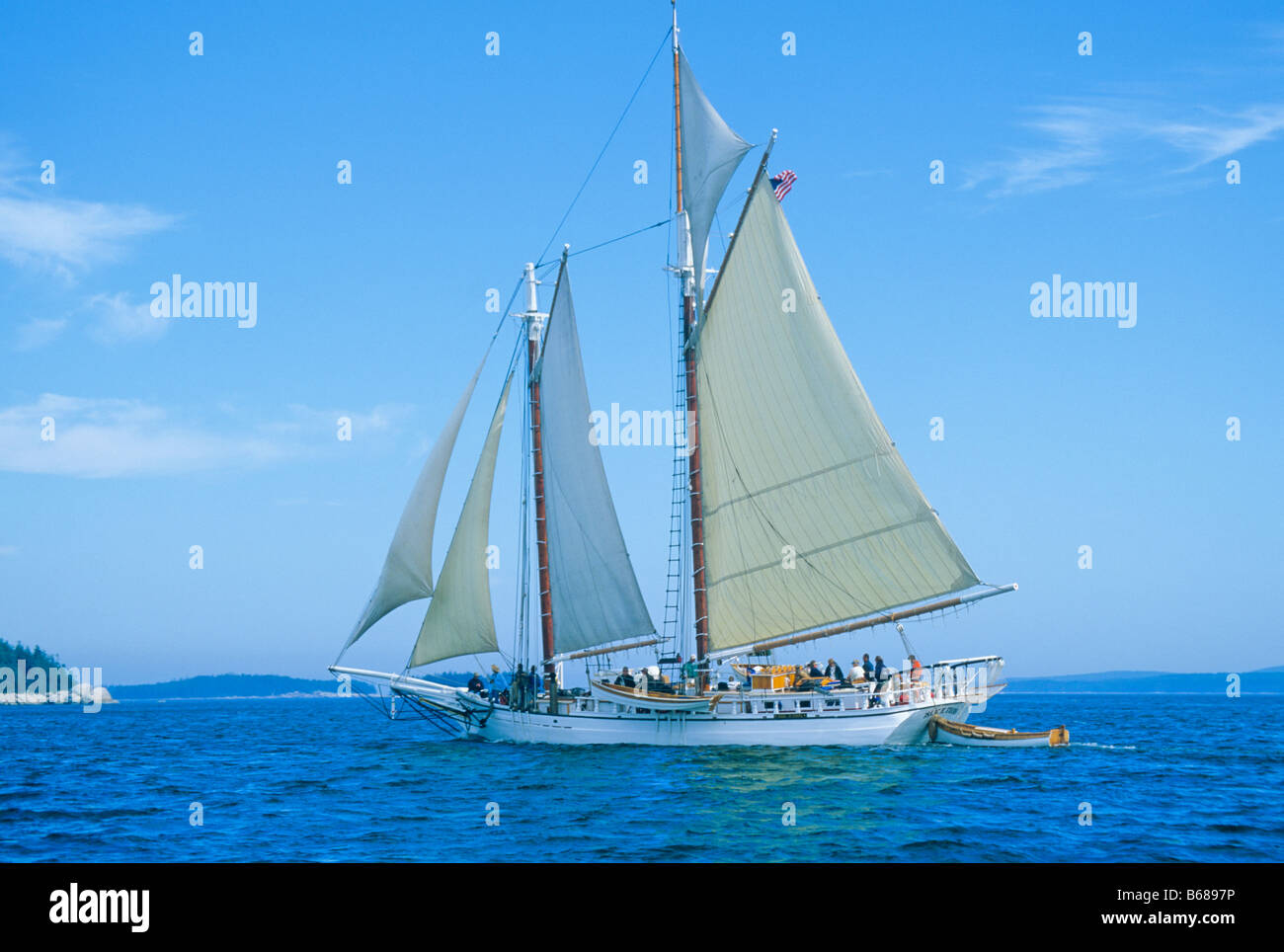 Penobscot bay schooner hi-res stock photography and images - Alamy