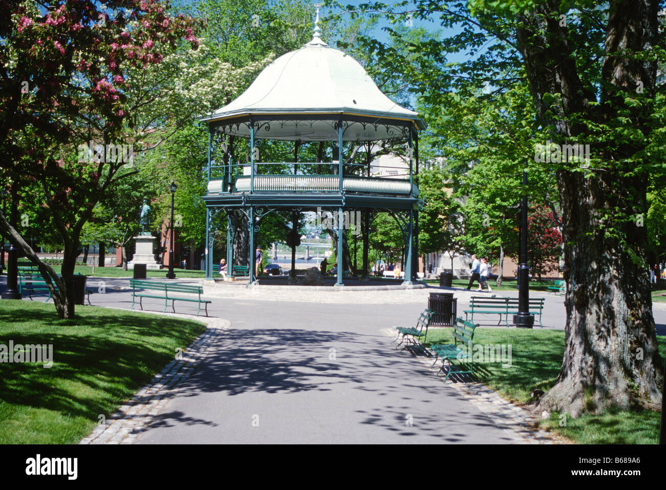 Bandstand in King Square, St John, New Brunswick Stock Photo - Alamy