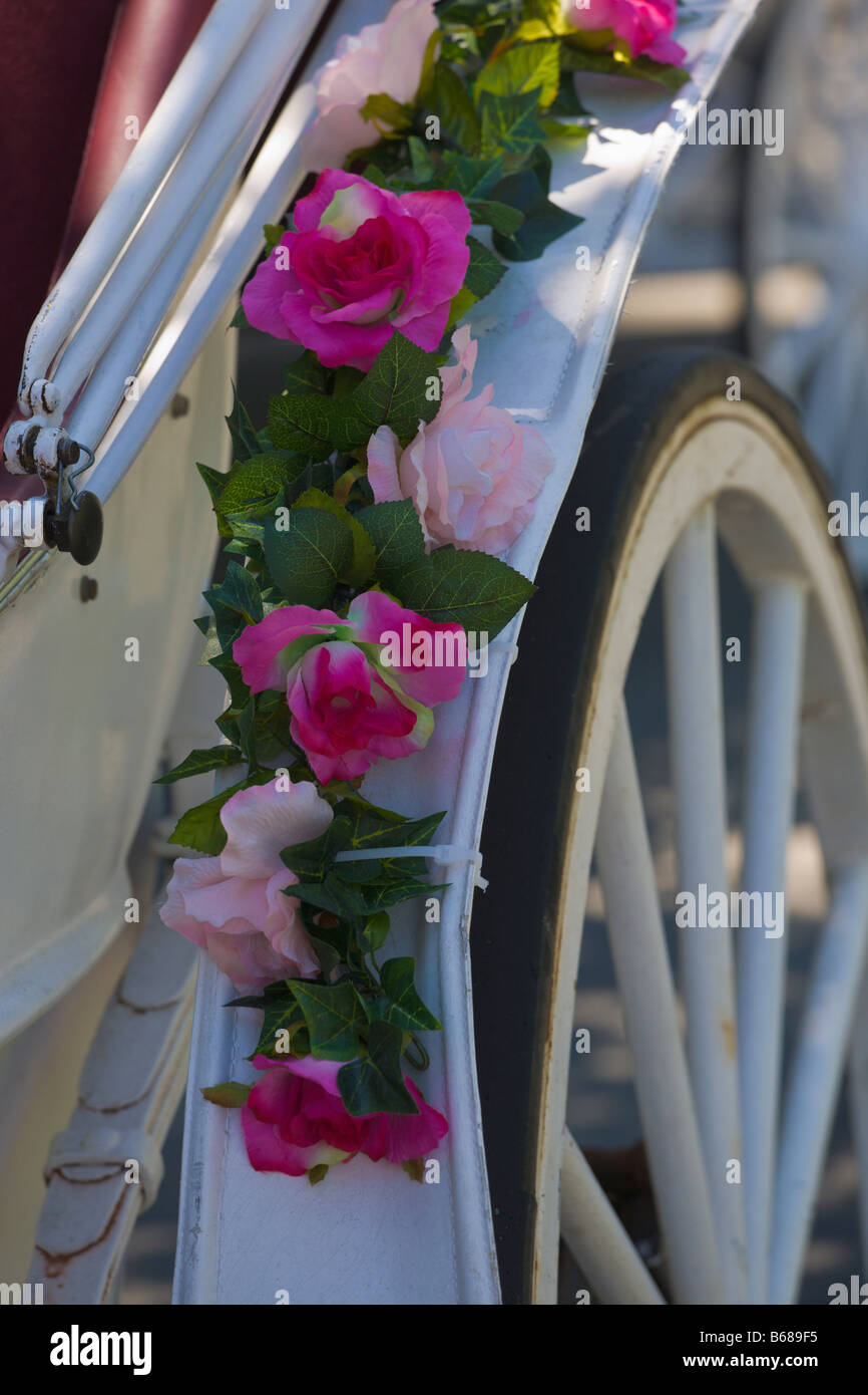 Flowers decorating horse drawn carriage Victoria "Vancouver Island ...