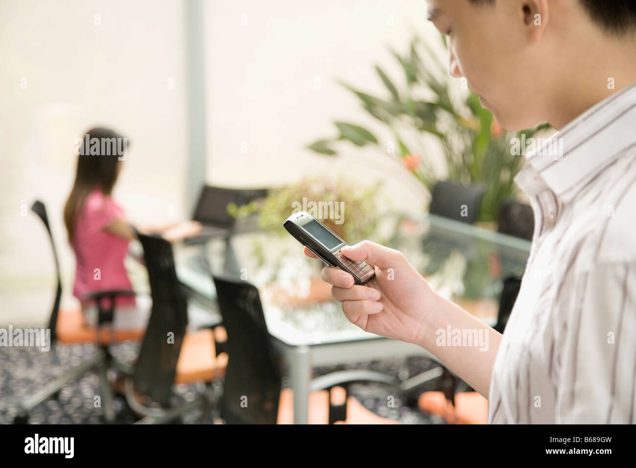 Side view male office hi-res stock photography and images - Alamy