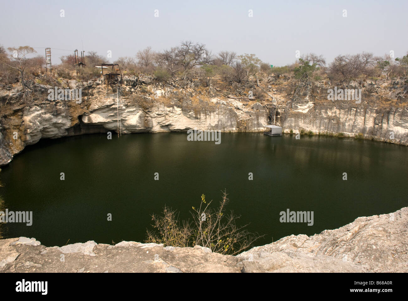 Lake Otjikoto Tsumeb Namibia Stock Photo - Alamy
