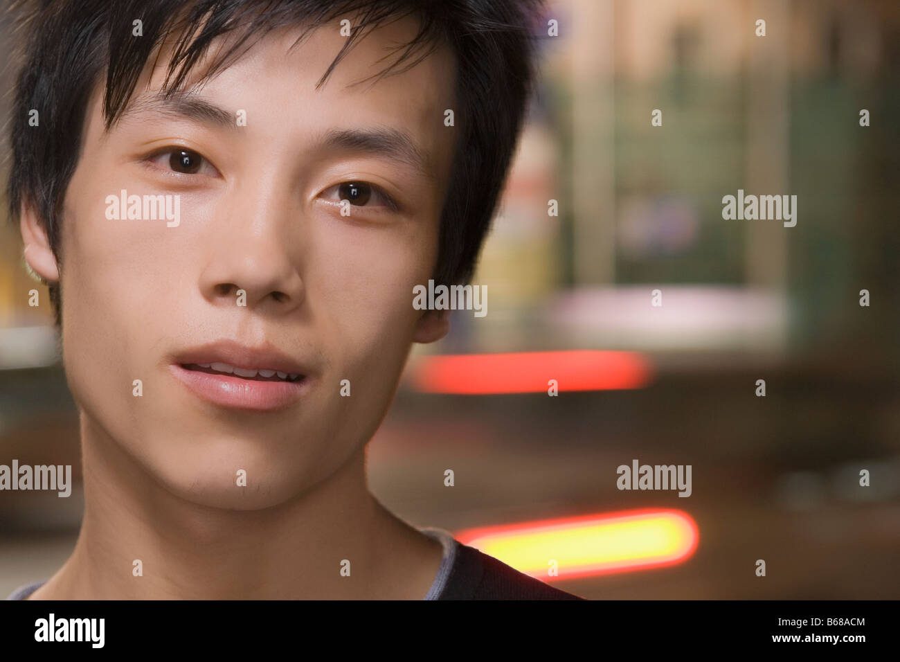 Portrait of a young man Stock Photo - Alamy