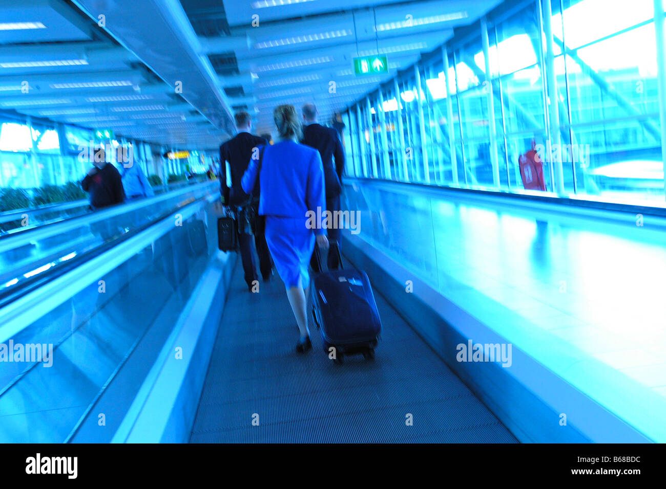 Woman walking in blurred amsterdam hi-res stock photography and images ...