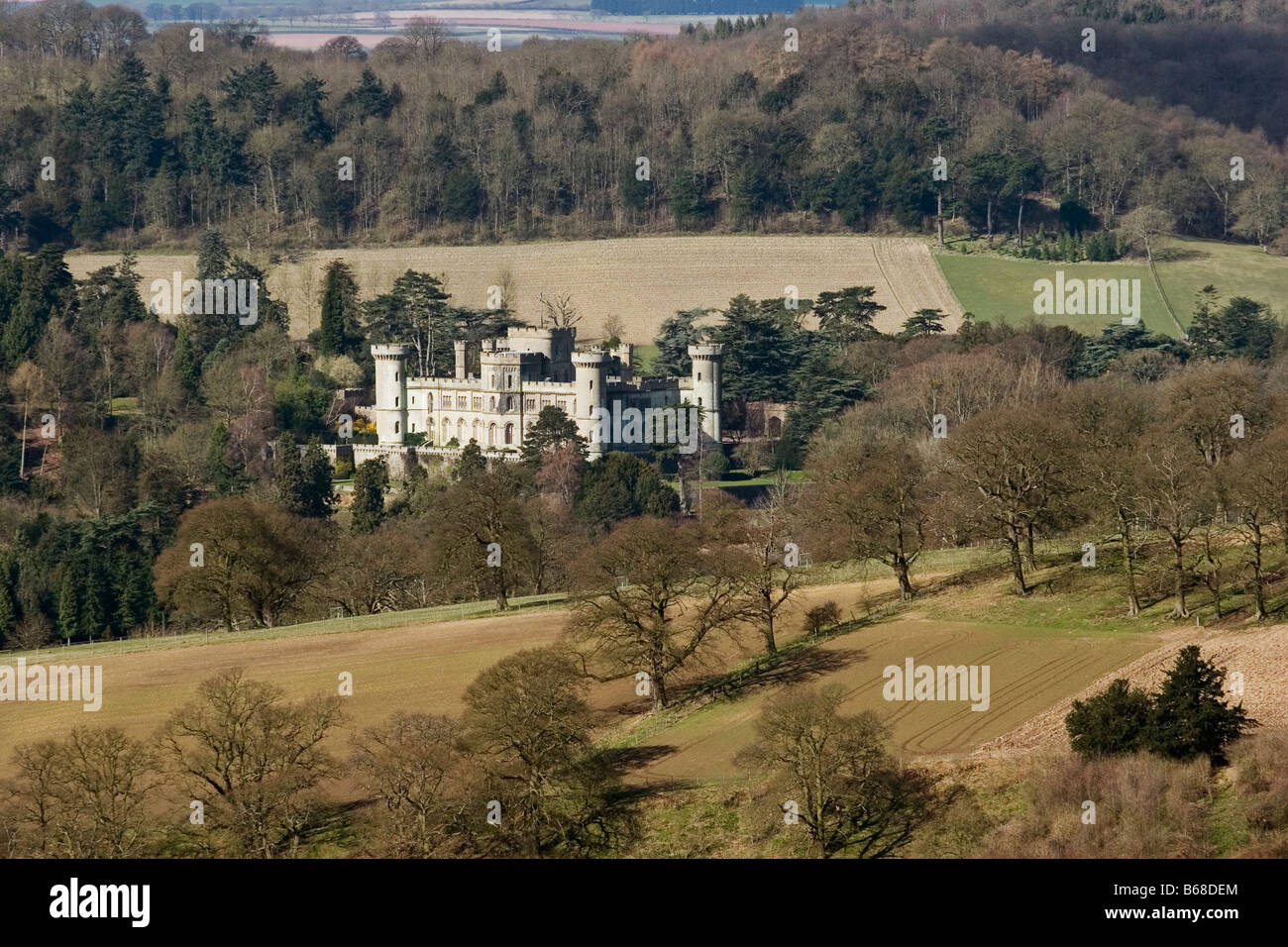 Eastnor Castle in the Malvern Hills Stock Photo - Alamy