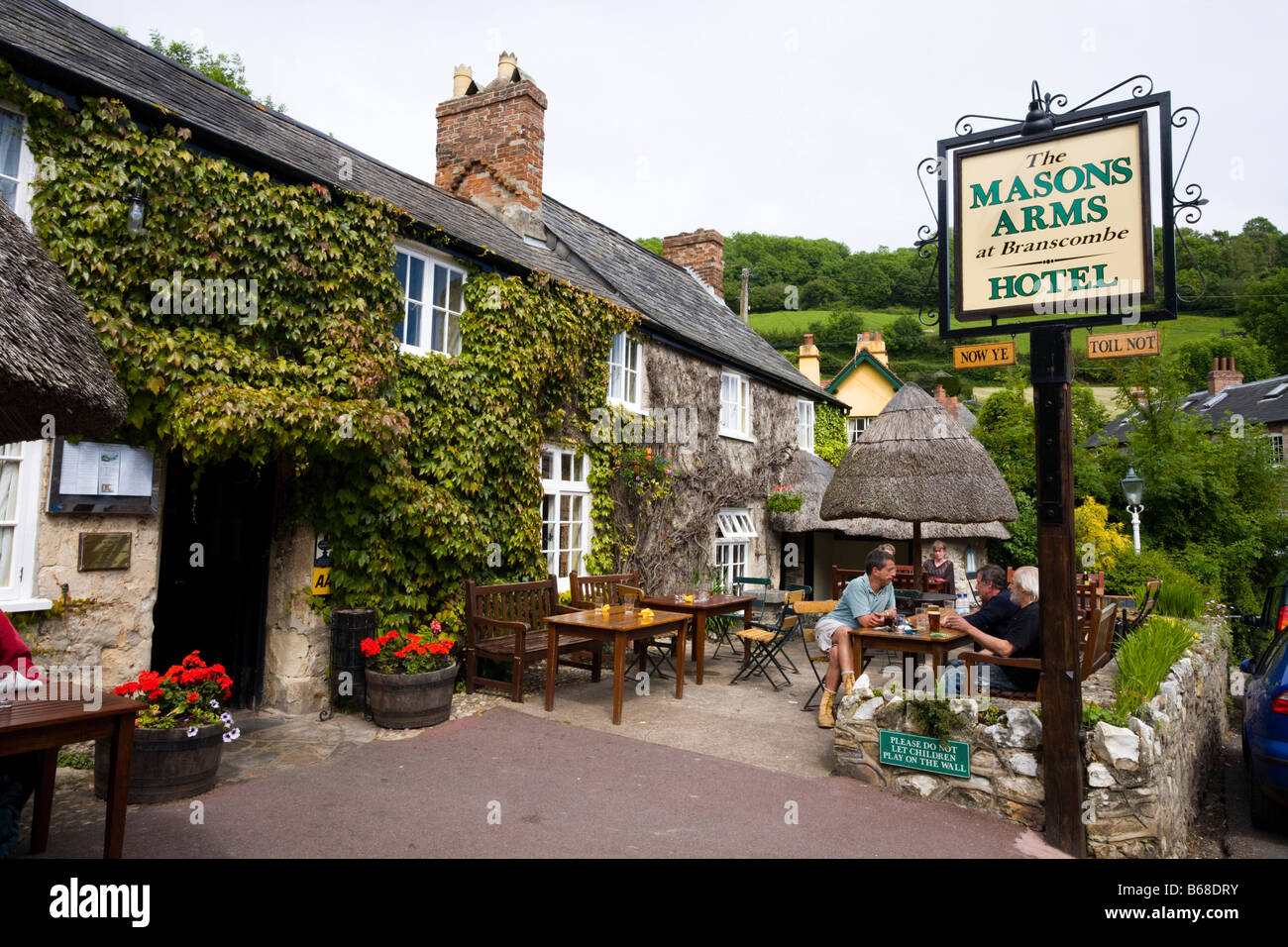 The Masons Arms Branscombe village Devon England Award winning hotel ...