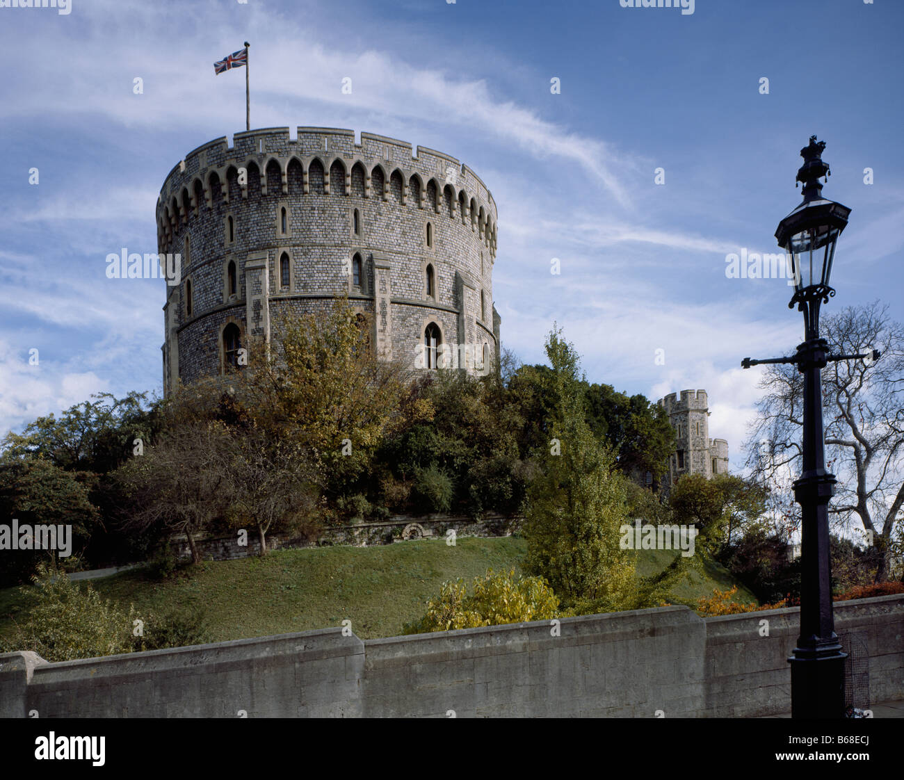 Windsor Castle Round Tower Stock Photo - Alamy