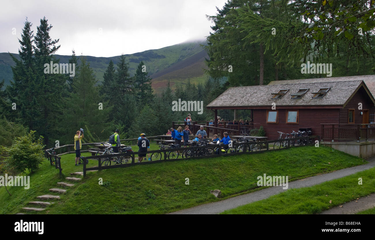 Whinlatter forest Park cafe picnic area, braithwaite, Keswick, Cumbria ...