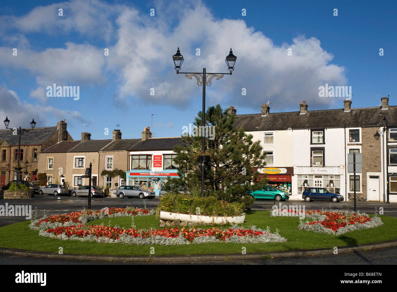 Floral display in Heysham village Lancashire Stock Photo - Alamy