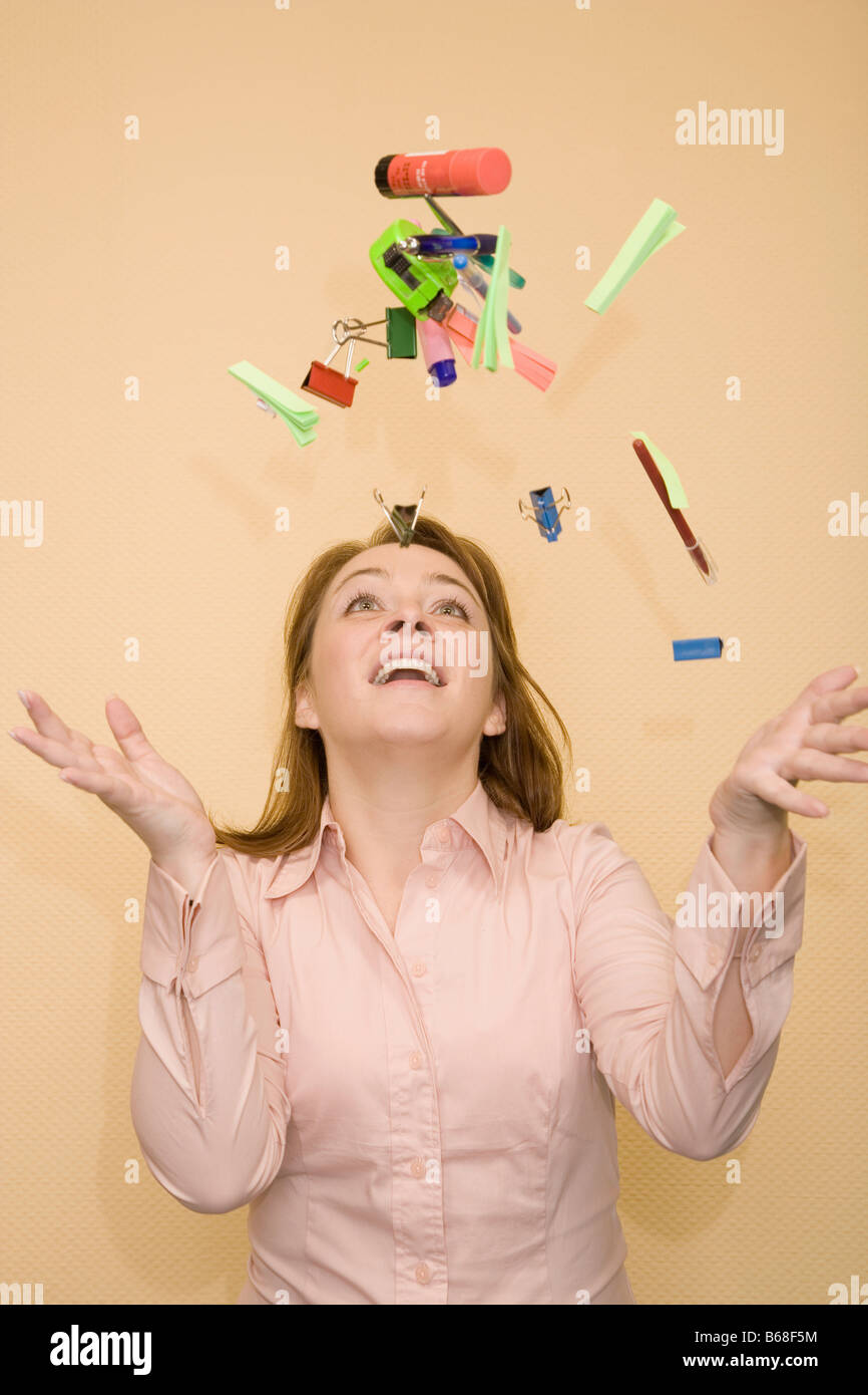 Woman tape measure and surprise hi-res stock photography and images - Alamy