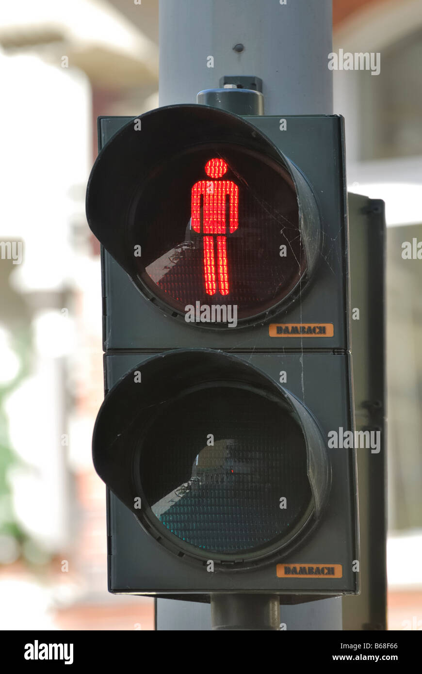 Pedestrian red light Hamburg Berlin Stock Photo - Alamy