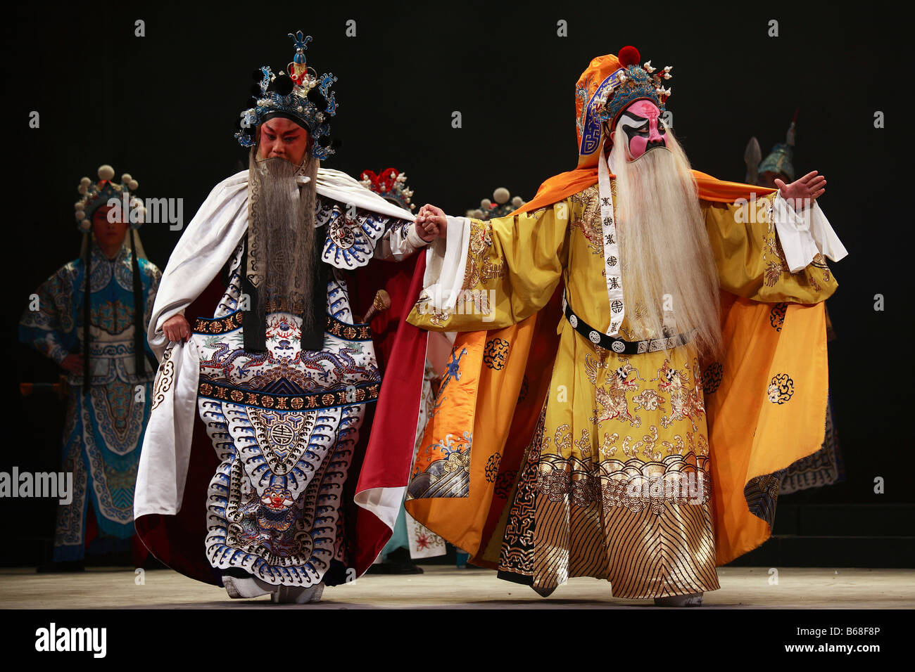 China Shanghai Yifu Theatre chinese kunqu opera performance Stock Photo ...