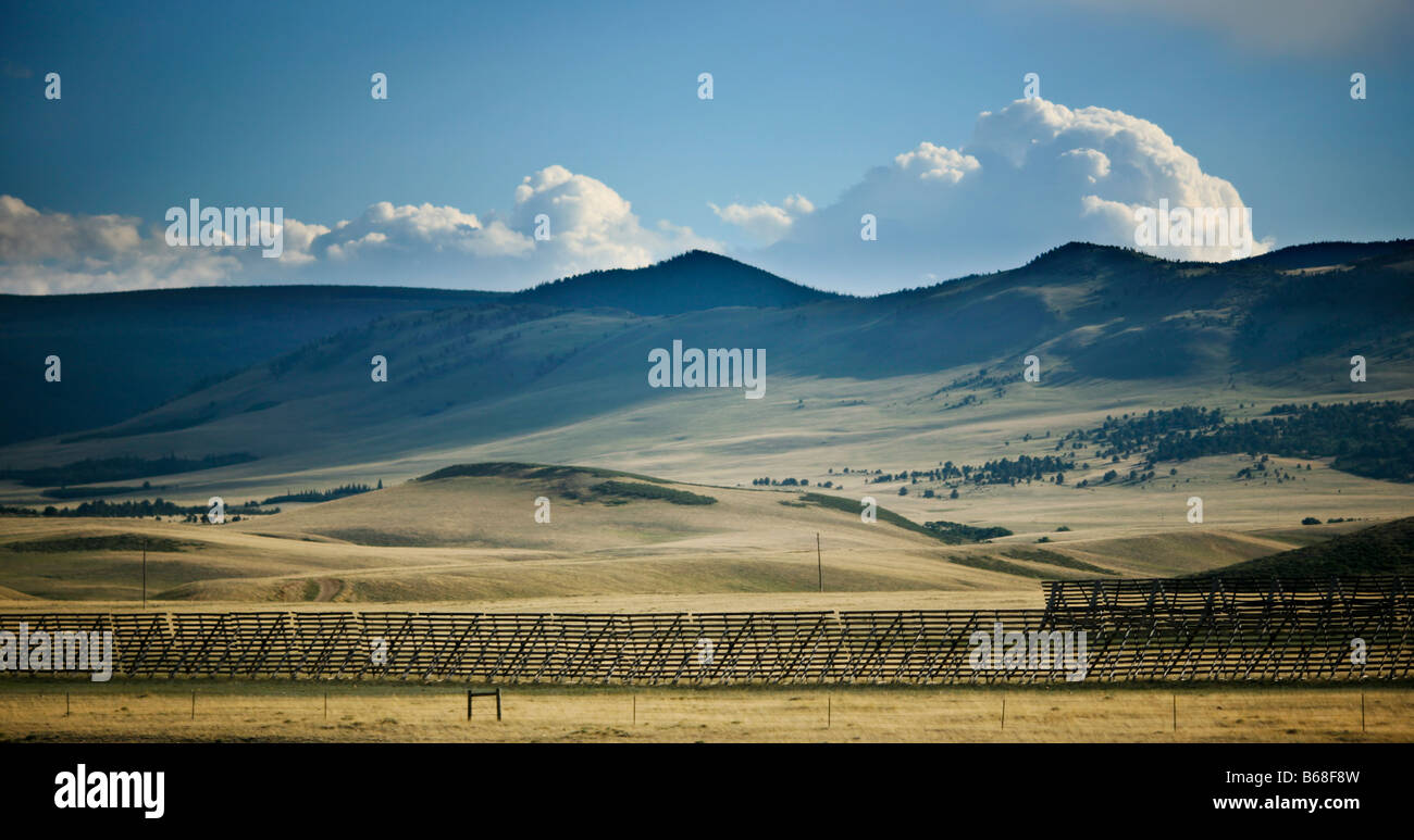 Wyoming Mountains And Plains