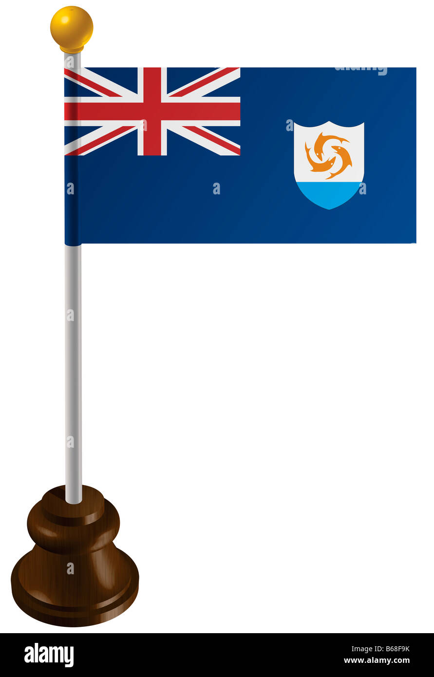 Flag anguilla hi-res stock photography and images - Alamy