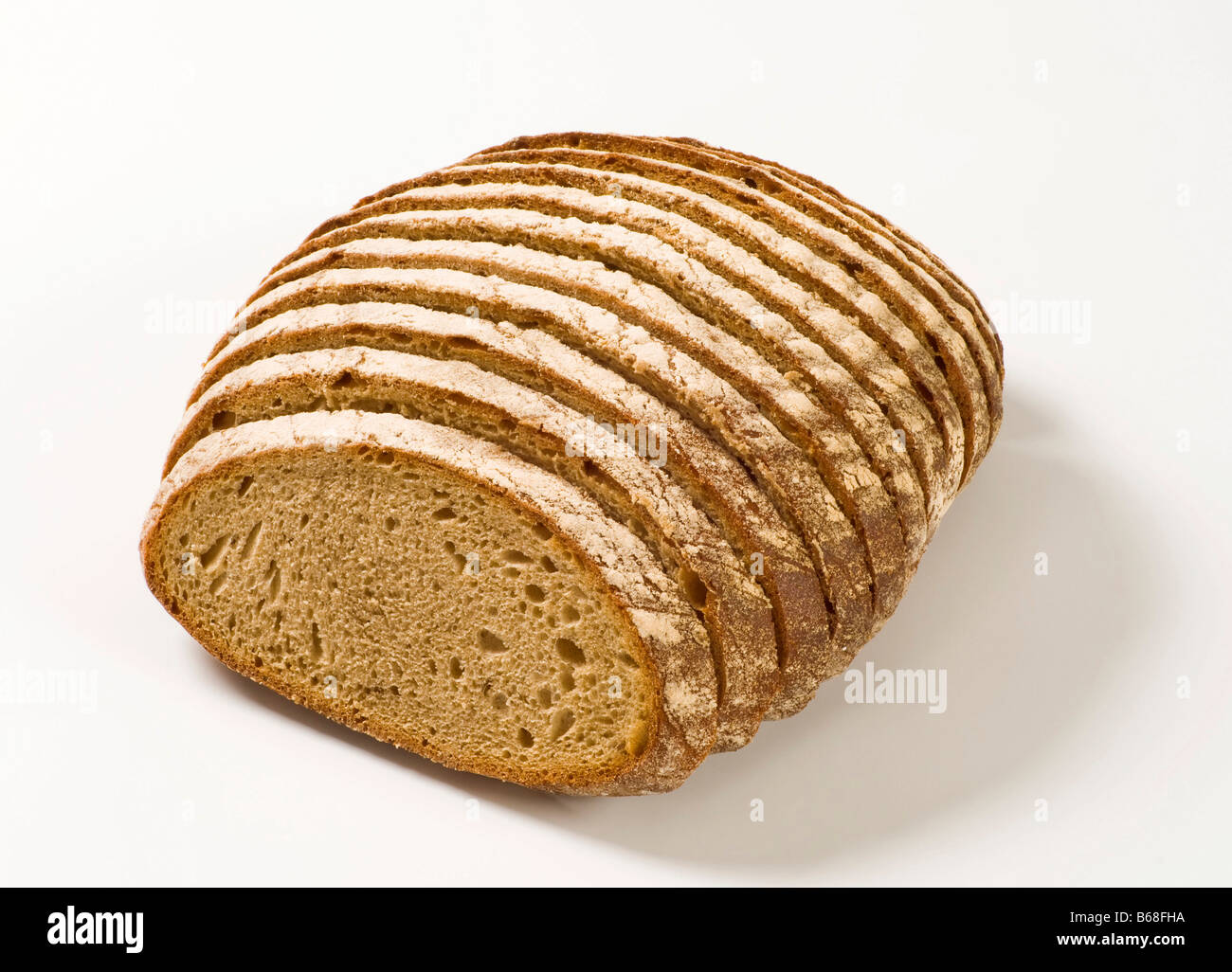 Sliced loaf of bread Stock Photo - Alamy
