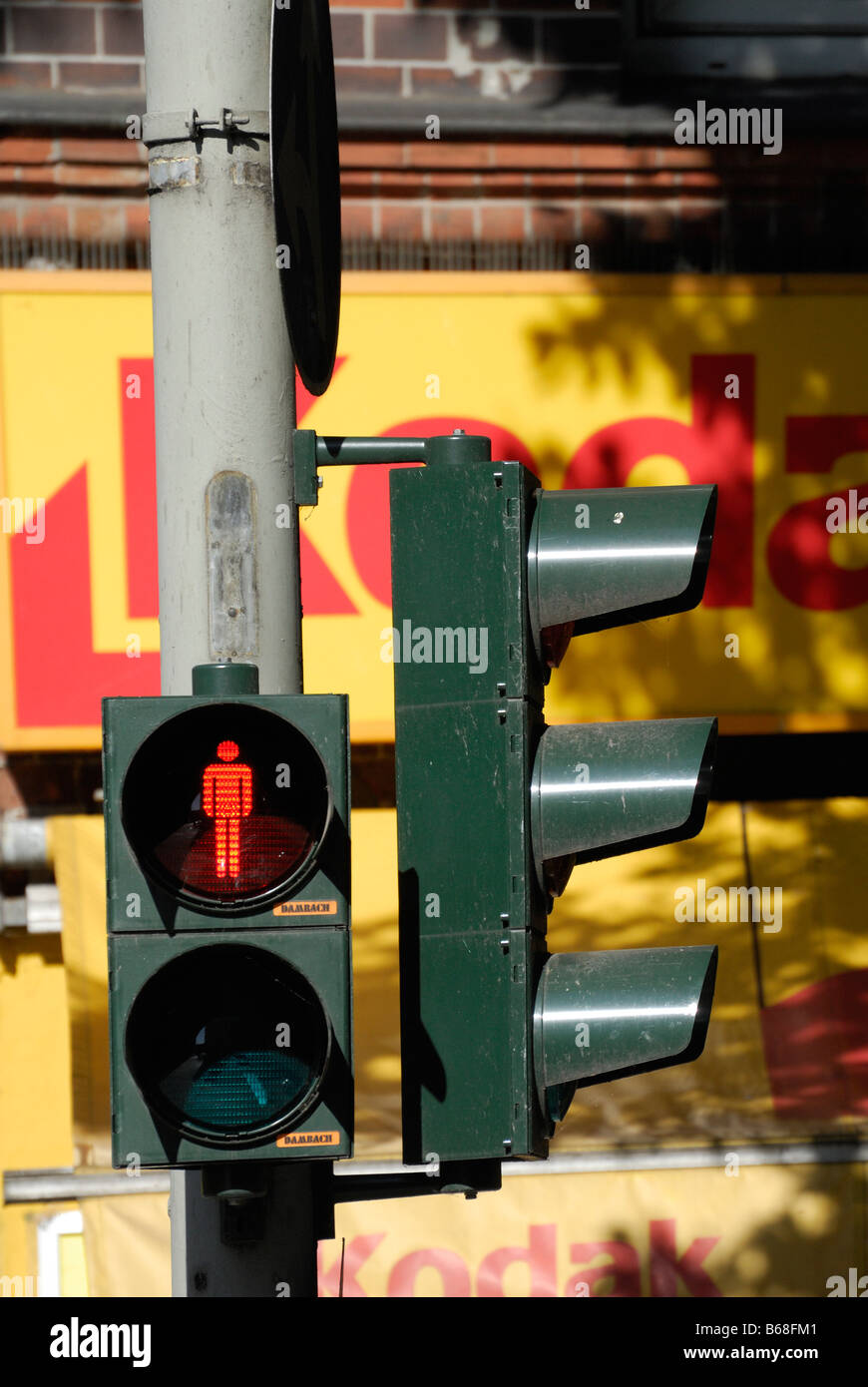 Pedestrian red light Hamburg Germany Stock Photo - Alamy