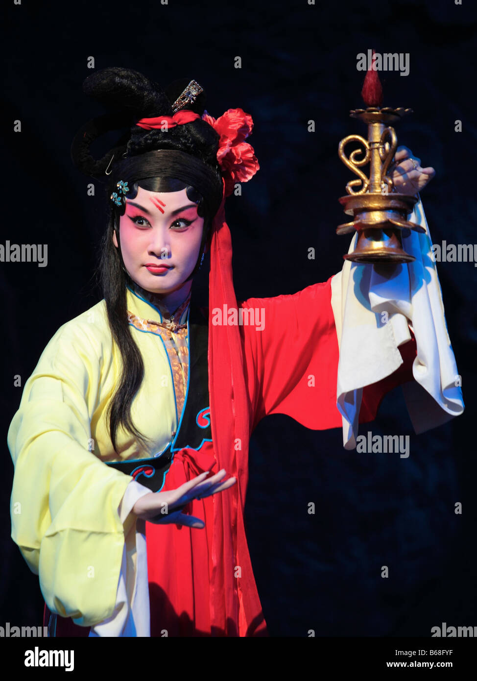 China Shanghai Yifu Theatre chinese kunqu opera performance Stock Photo ...