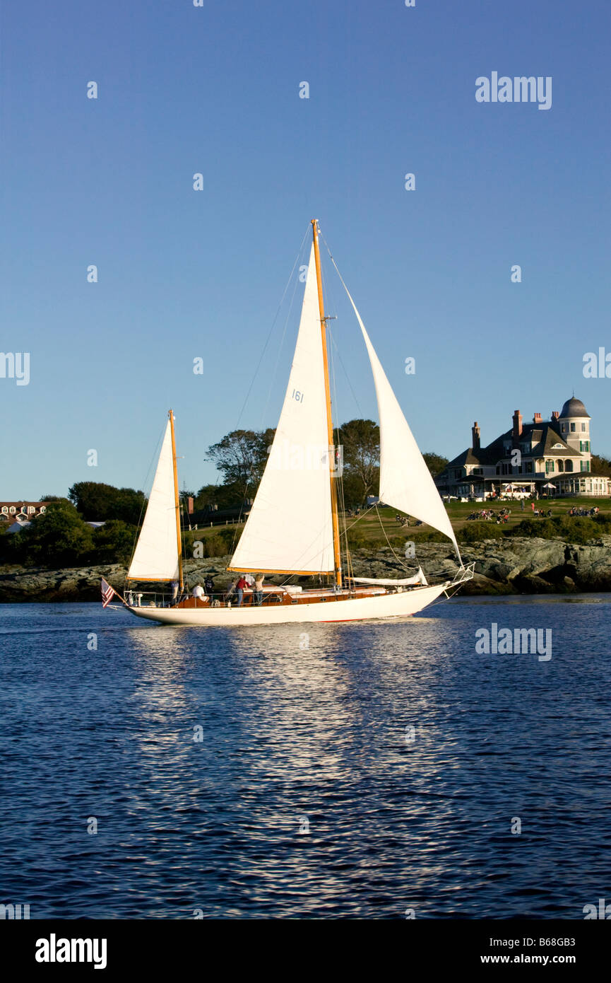 Sailboat Newport, Rhode island Stock Photo - Alamy