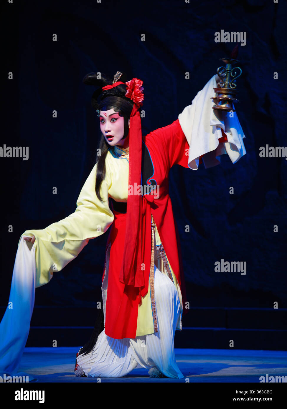 China Shanghai Yifu Theatre chinese kunqu opera performance Stock Photo ...