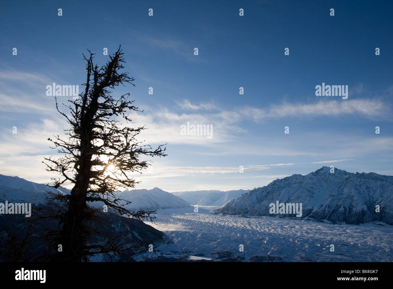 USA Alaska View from summit of Lion s Head peak of morning sun rising ...