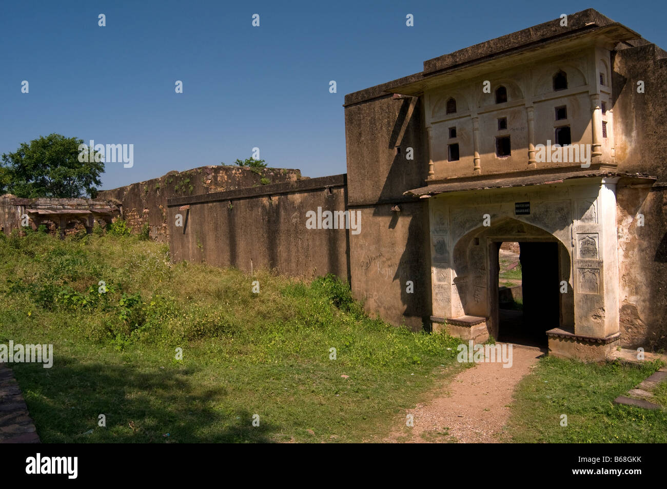 Ranthambore fort. Ranthambore National Park. Rajasthan. India Stock ...