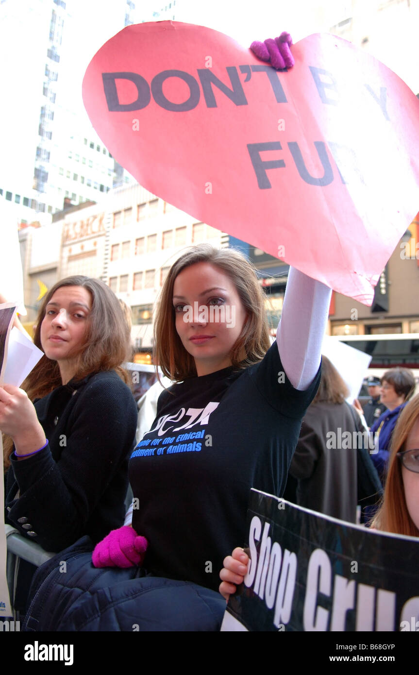 Teens animal abuse protest hi-res stock photography and images - Alamy