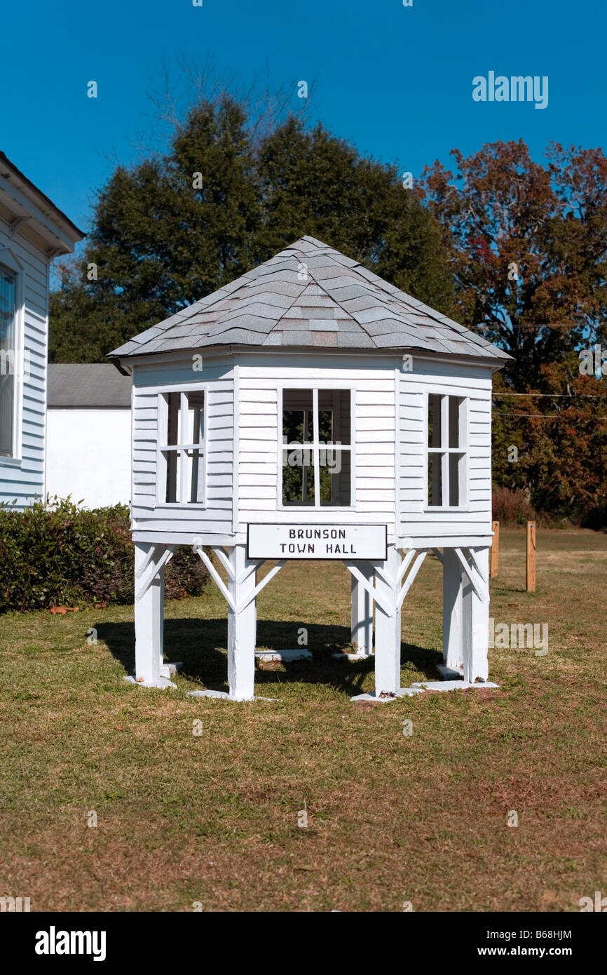 A small structure called 'town hall' for tourists Stock Photo - Alamy