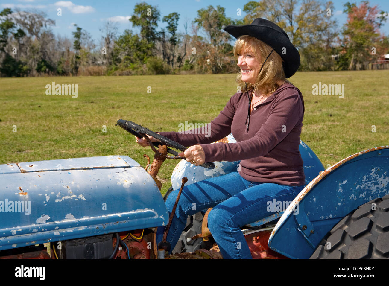 Women Driving Tractors