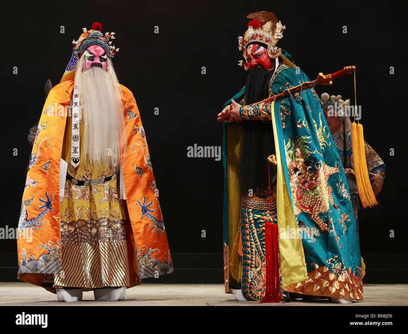 China Shanghai Yifu Theatre chinese kunqu opera performance Stock Photo ...