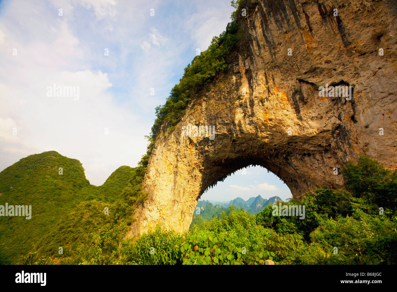 Moon hill yangshuo china hi-res stock photography and images - Alamy